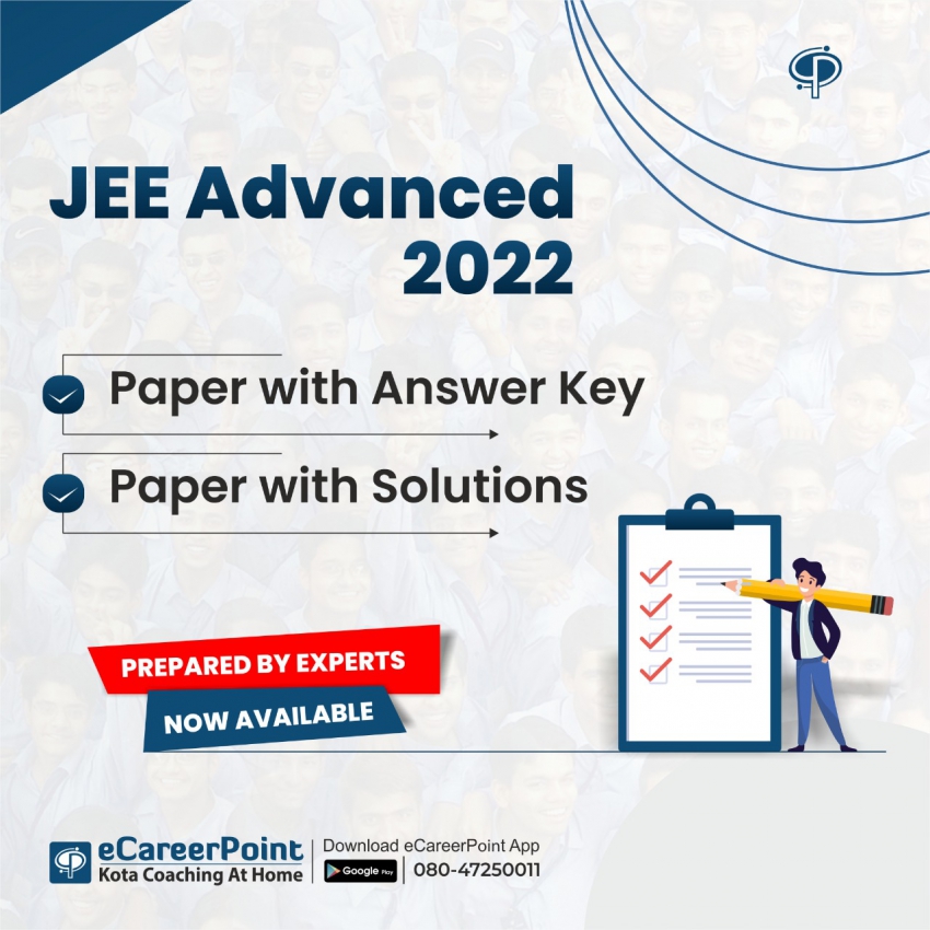 JEE Advanced 2022 Answer Key and Paper with Solution - Career Point Blog